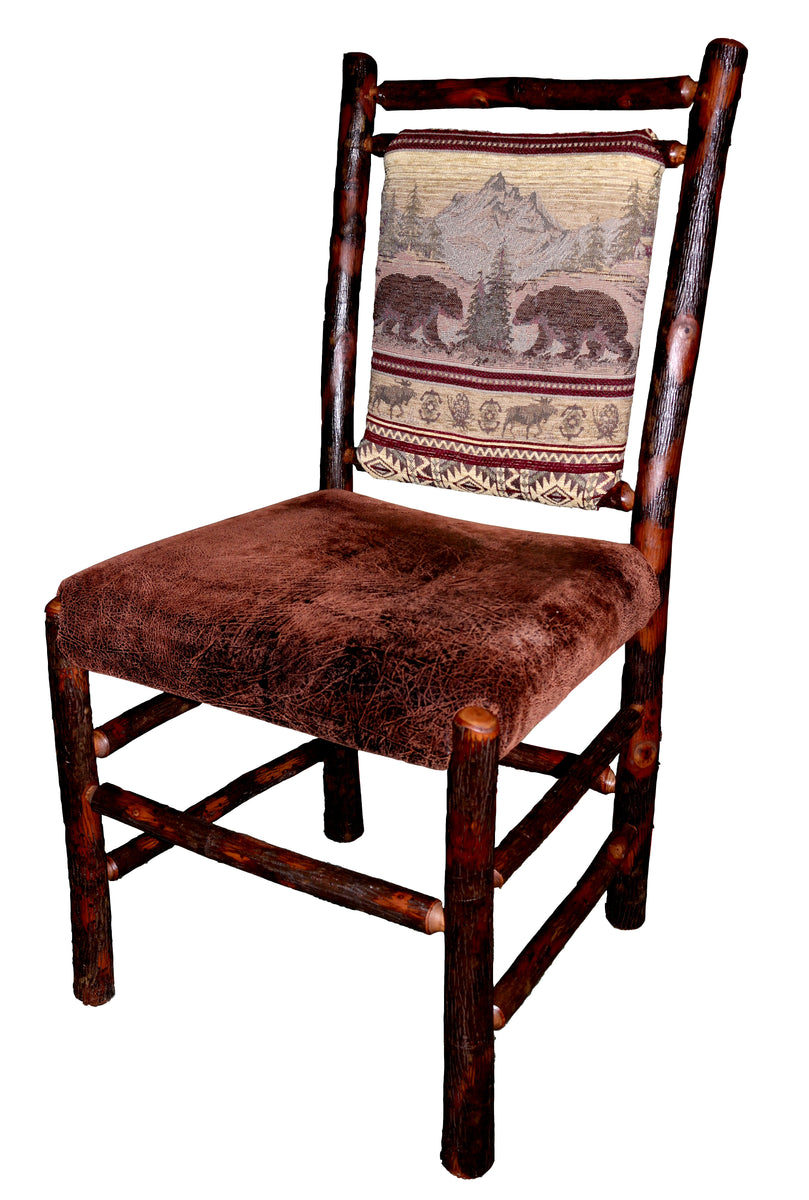 Regular Seat Hickory Dining Chair – Rustic Adirondack