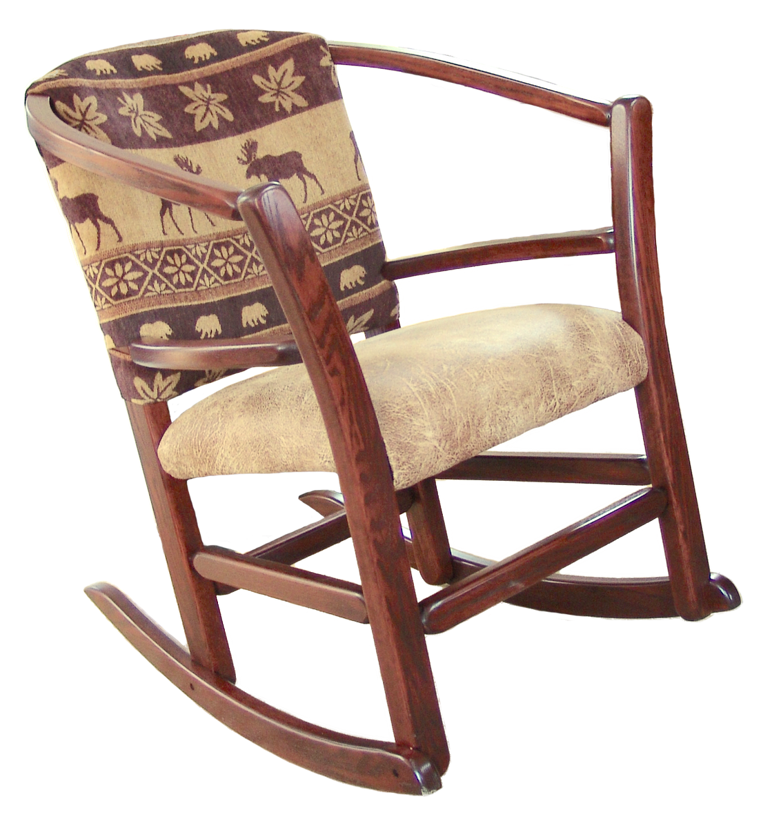Hoop Rocker – Rustic Adirondack